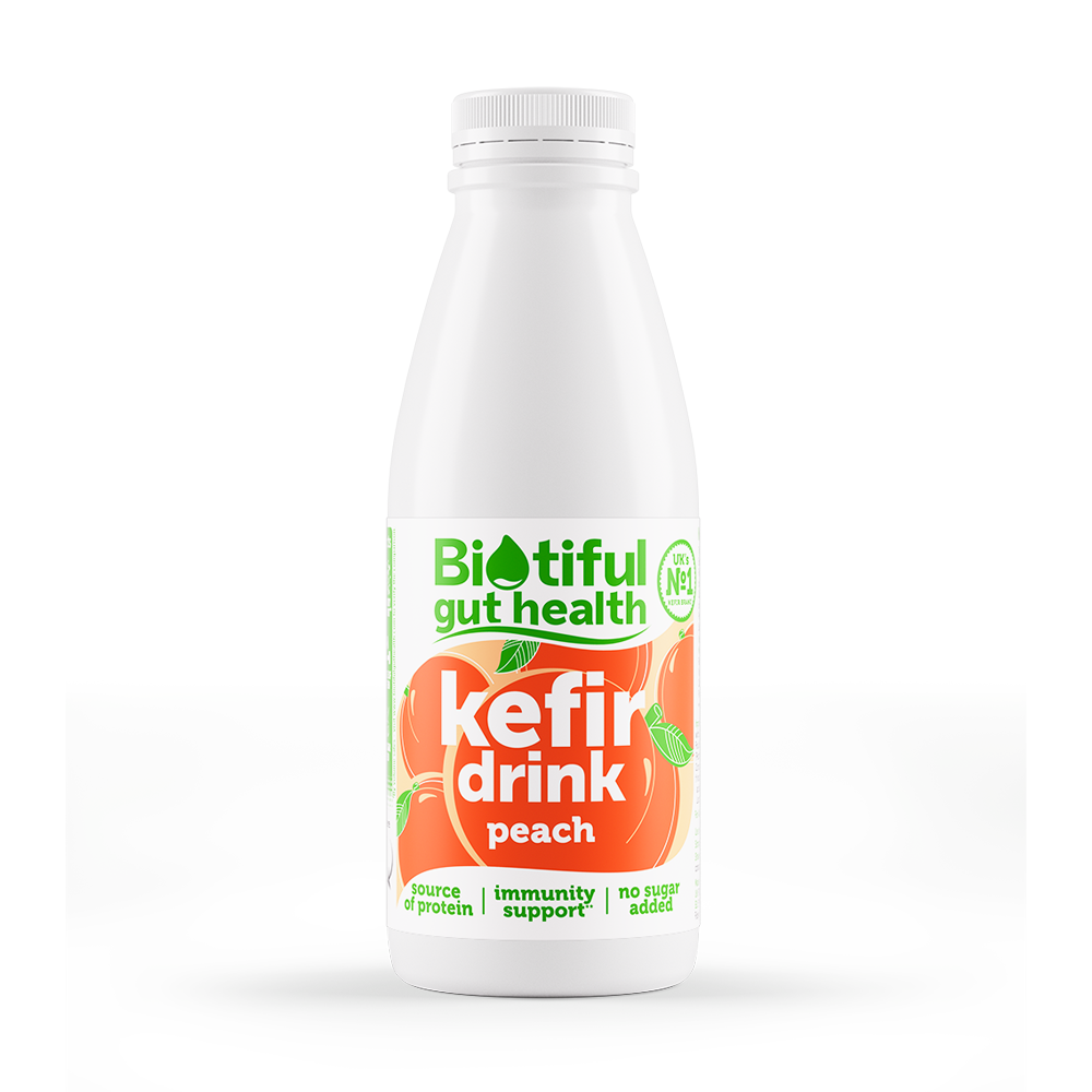 Biotiful Kefir Drink, Peach, 500ml – Biotiful Gut Health